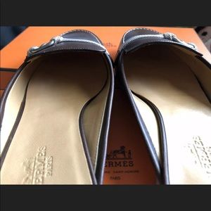 Hermes | Shoes | Hermes Semelle Cuir Mules 365 | Poshmark